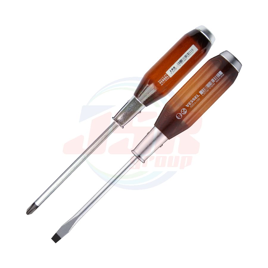 POWERFUL TANG-THRU SCREWDRIVER - No. 100 | VESSEL เครื่องมืออุตสาหกรรม ...