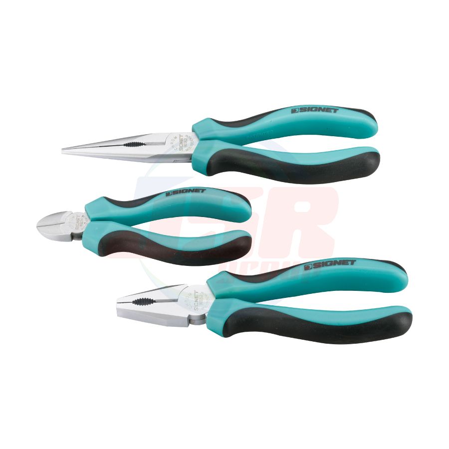 90193 | 3PC PLIERS SET | SIGNET เครื่องมืออุตสาหกรรม เครื่องมือช่าง เครื่องมือวัดละเอียด | JSR GROUP