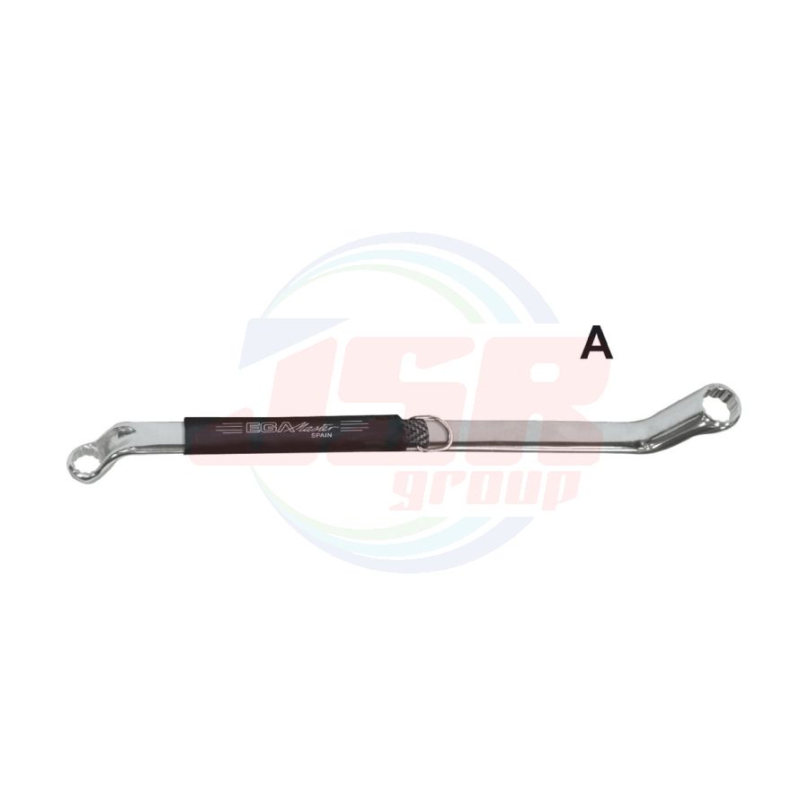 INCH - DOUBLE OFFSET RING WRENCH MIRROR POLISHED CHROME PLATING DIN 838 ...