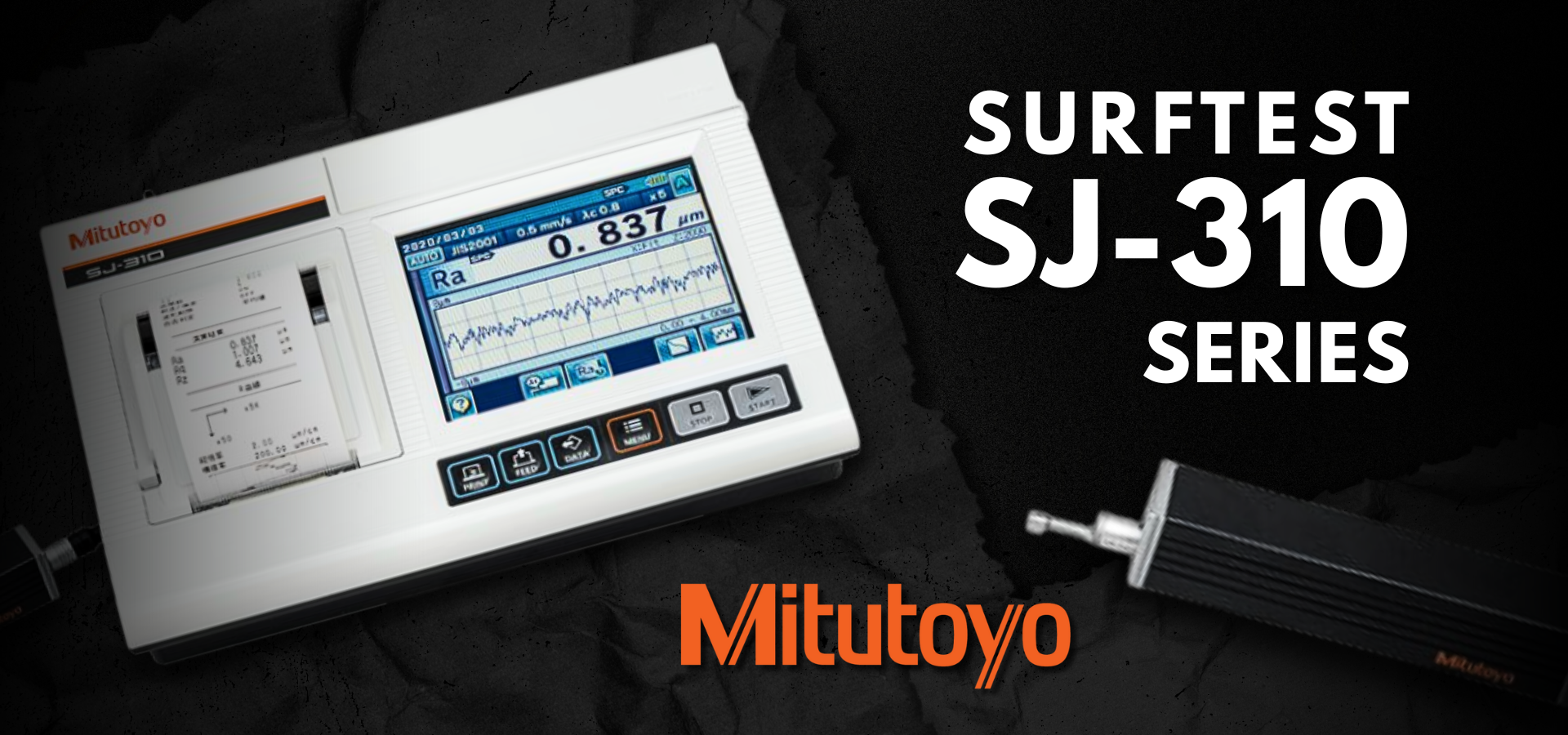 MITUTOYO - Portable Surface Roughness Tester : Surftest SJ-310 Series ...