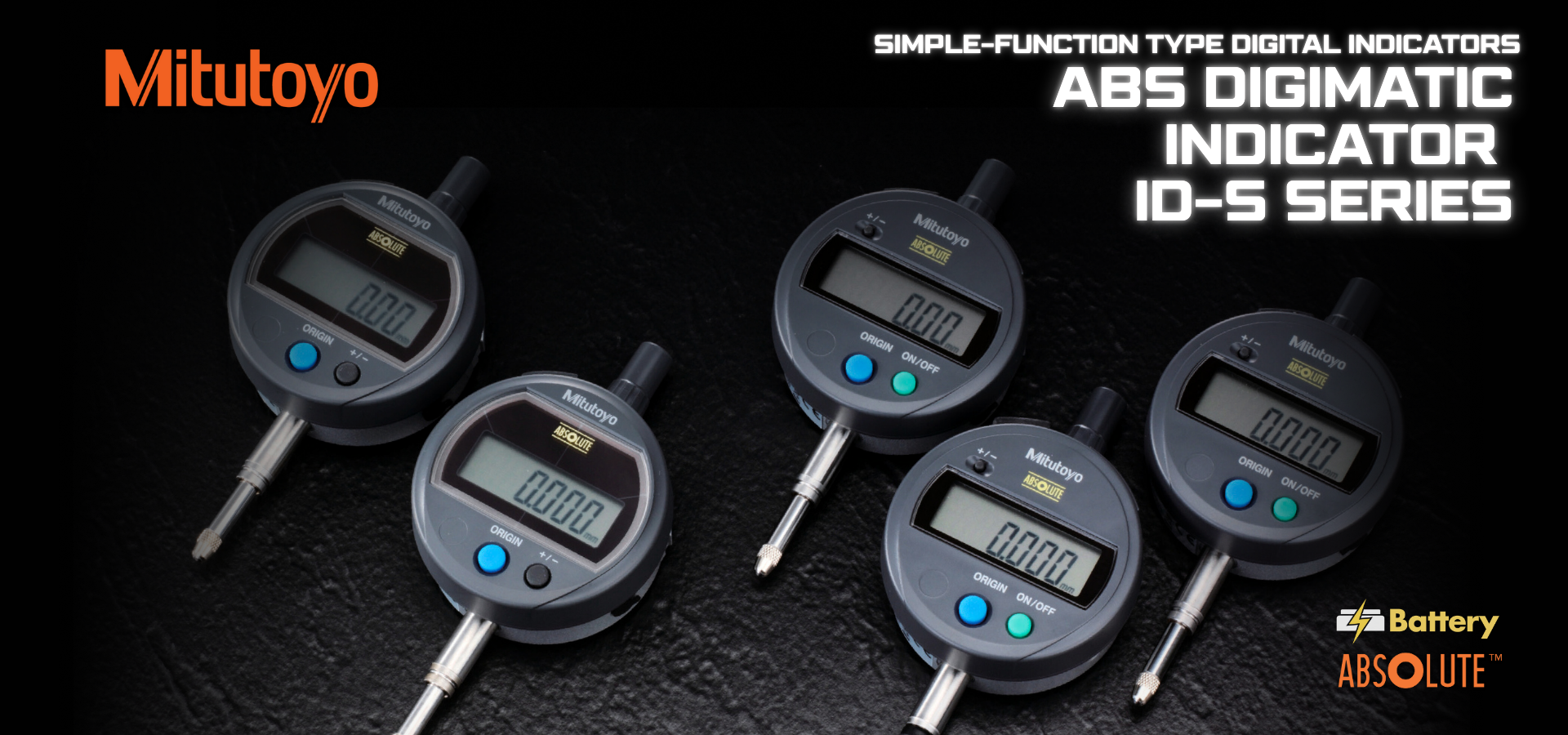 MITUTOYO - ABS Digimatic Indicator : ID-S Series| JSR GROUP เครื่องมือ ...