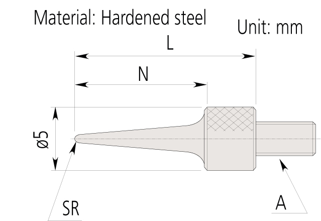 Contact Point - Needle Point | MITUTOYO เครื่องมืออุตสาหกรรม เครื่องมือ ...